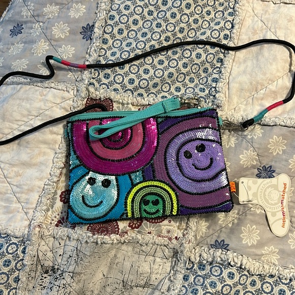 Bags | Colorful Fun Sequence Pursewristlet | Poshmark